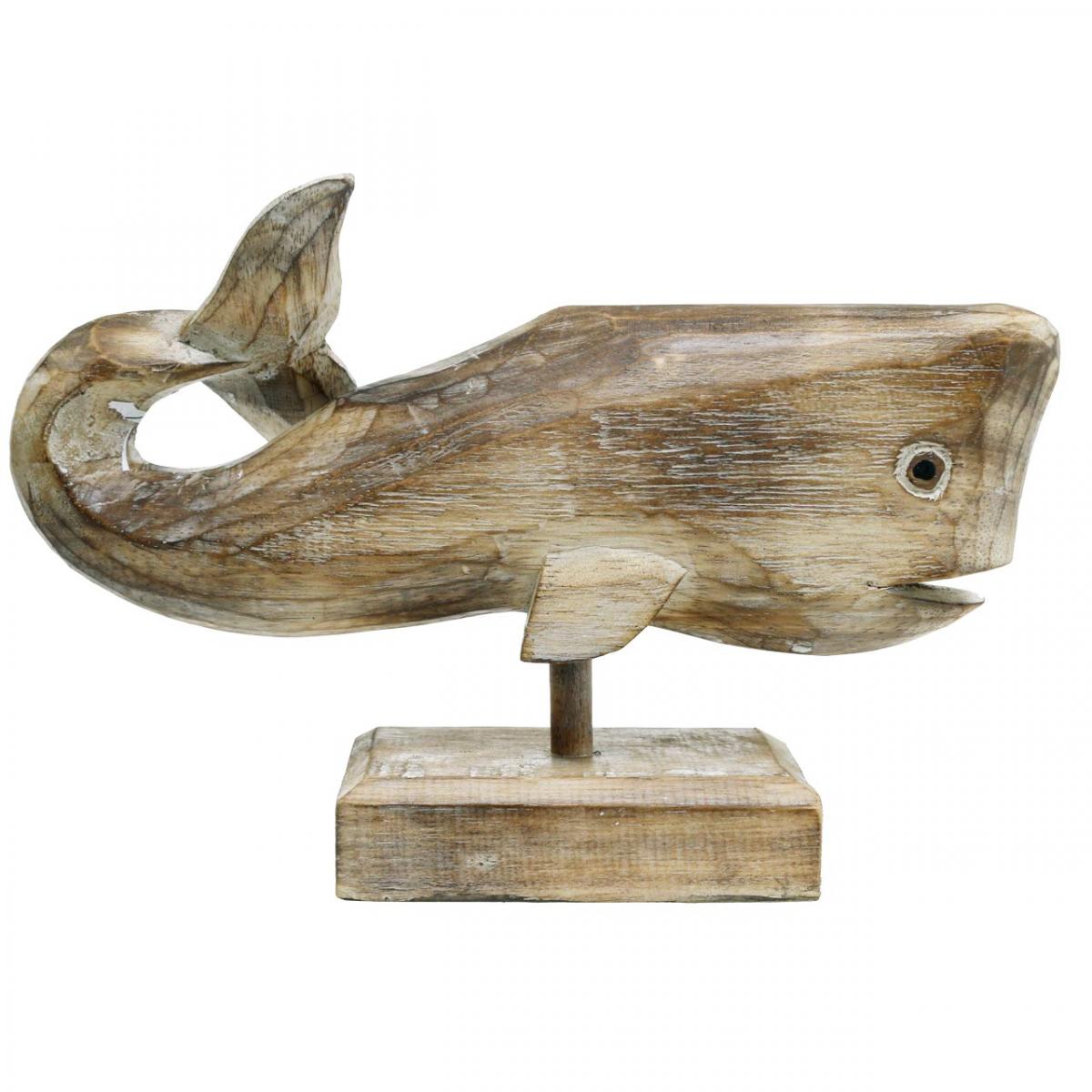 Floristik24.de Wal Deko Holz Holzwal Maritime Dekoration Teak Natur ...