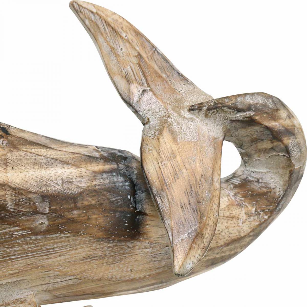 Floristik24.de Wal Deko Holz Holzwal Maritime Dekoration Teak Natur ...