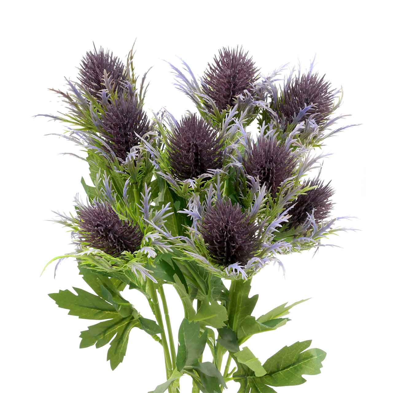 Floristik24.de Distel-Zweig künstlich Blau-Violett 68cm 3St-68472