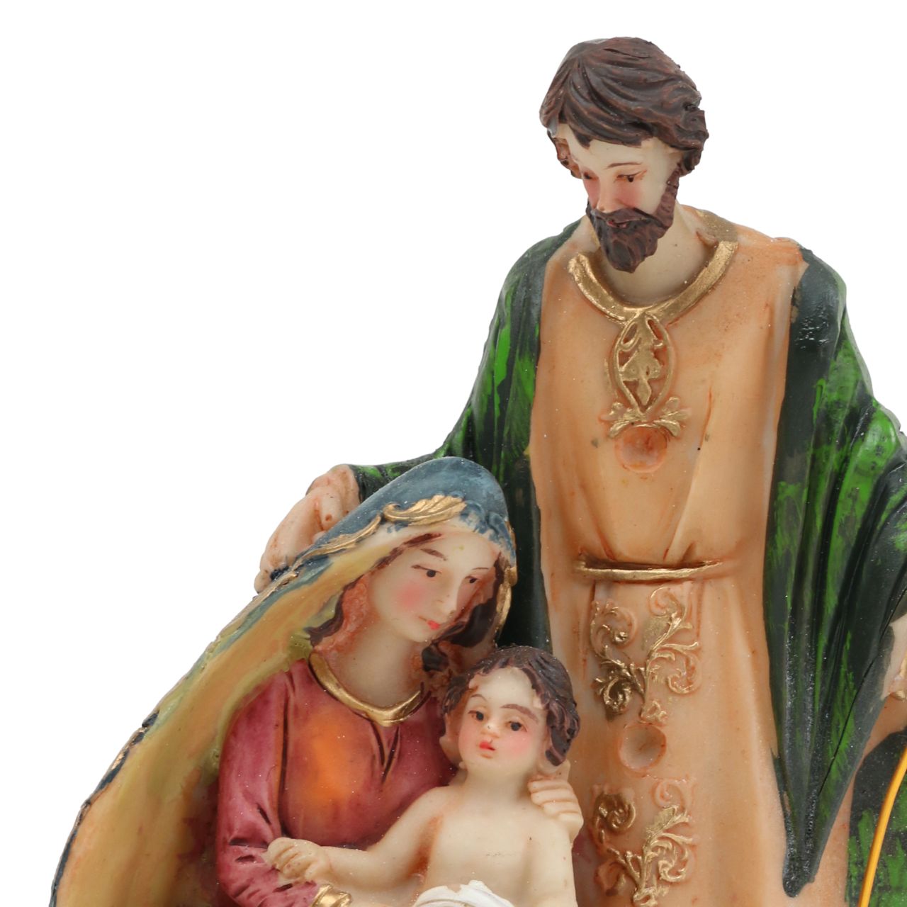 Floristik24.de Krippenfiguren Maria, Josef, Jesus 14,5cm-596525