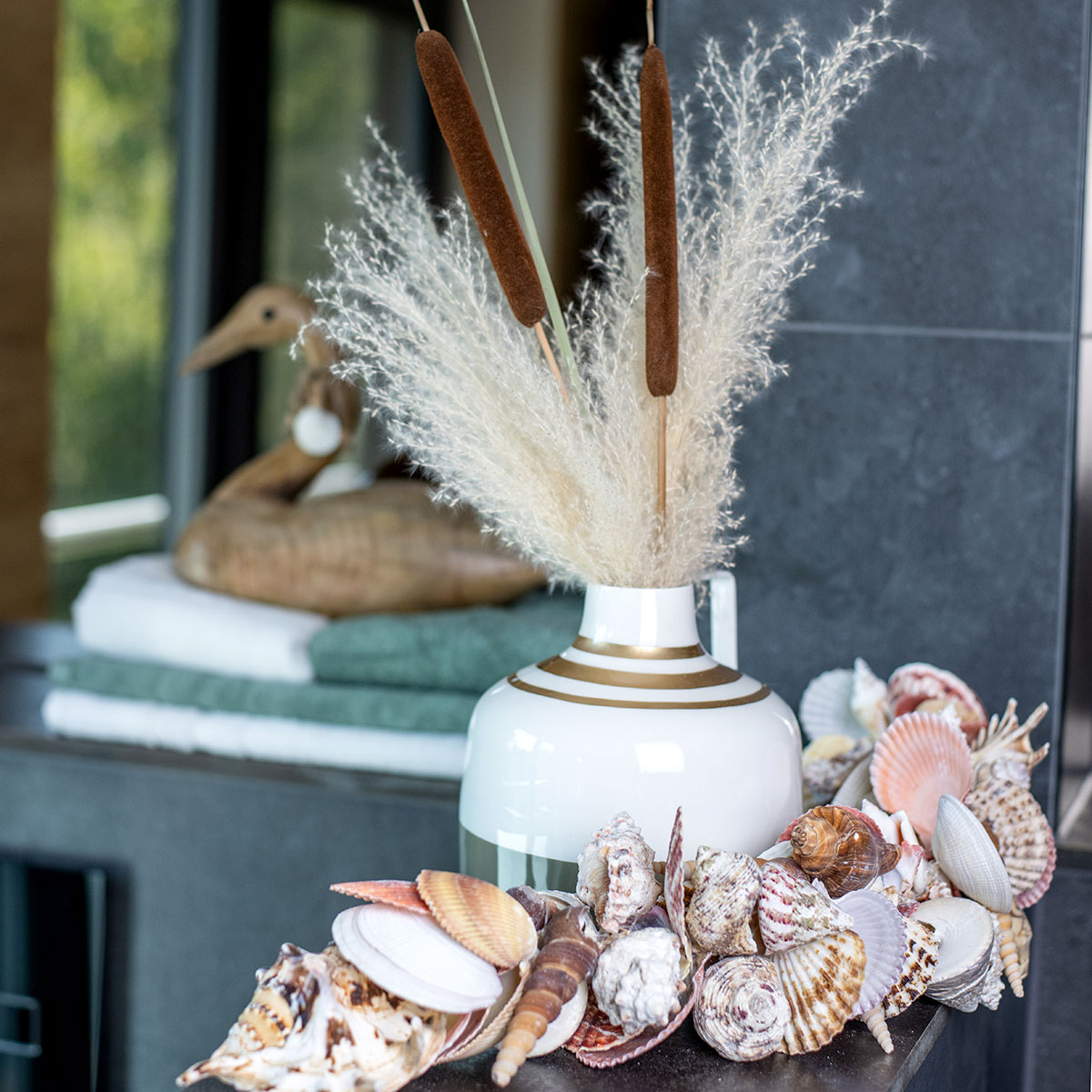 Floristik24.de Maritime Hängedeko Muscheln und Seeschnecken Deko 82cm ...