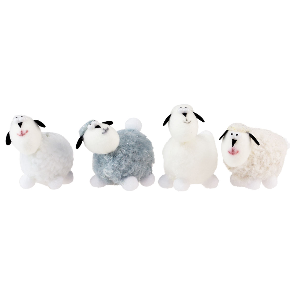 Schaf Figuren Tischdeko Ostern 4er Set | Floristik24