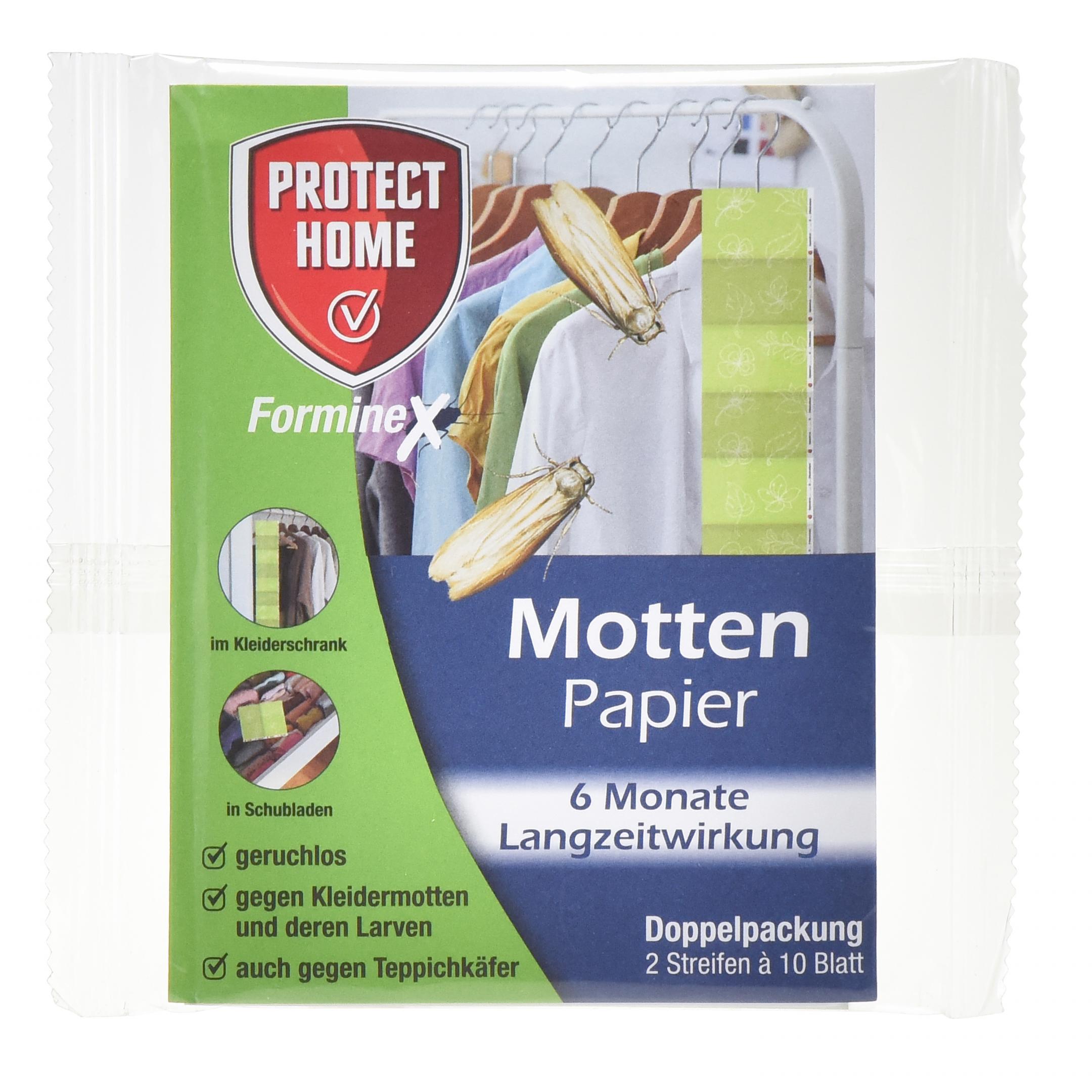 Floristik24.de Protect Home FormineX Motten Papier Mottenfalle Biozid ...
