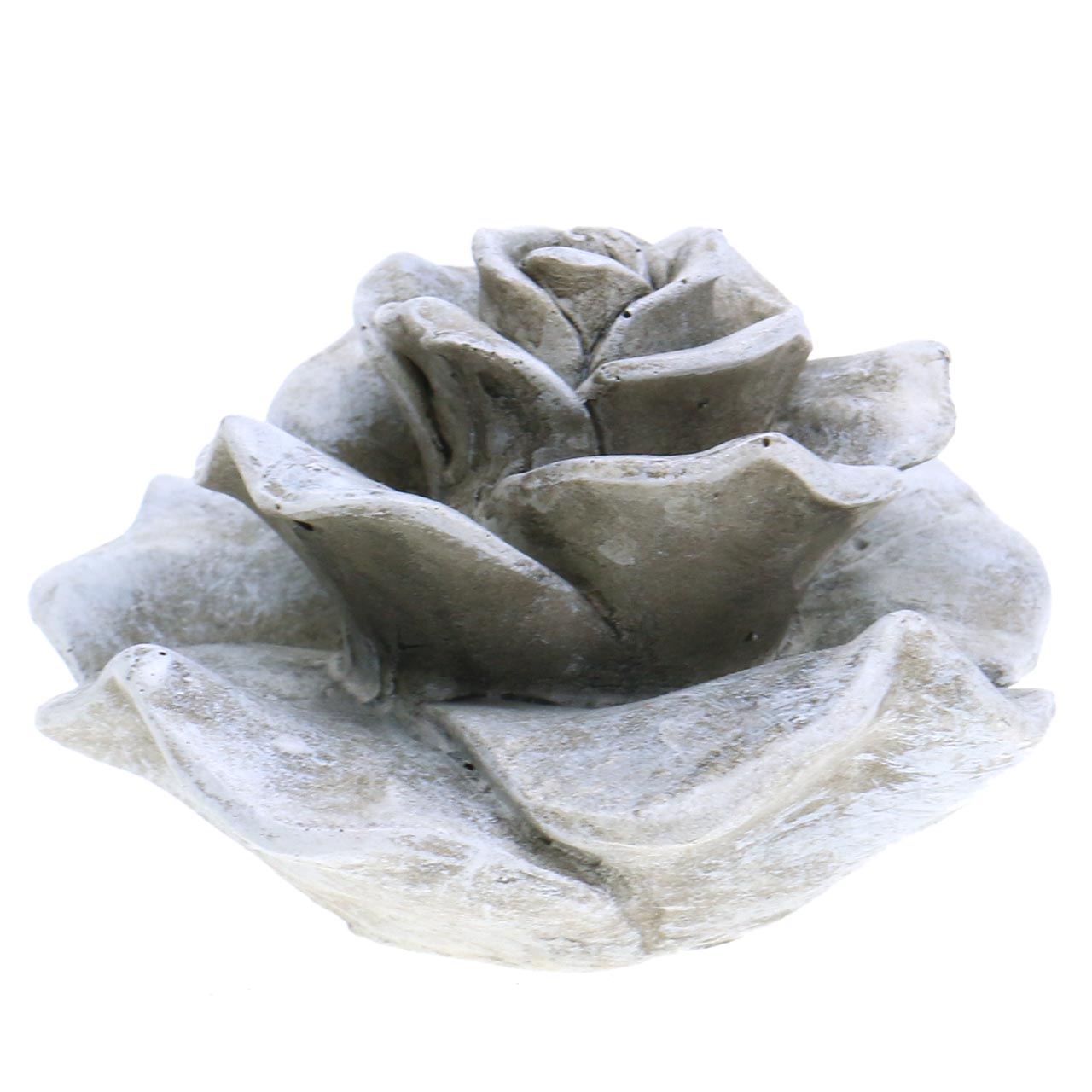 Floristik24.de Deko Rose Grau Ø9,3cm-521985-009-802