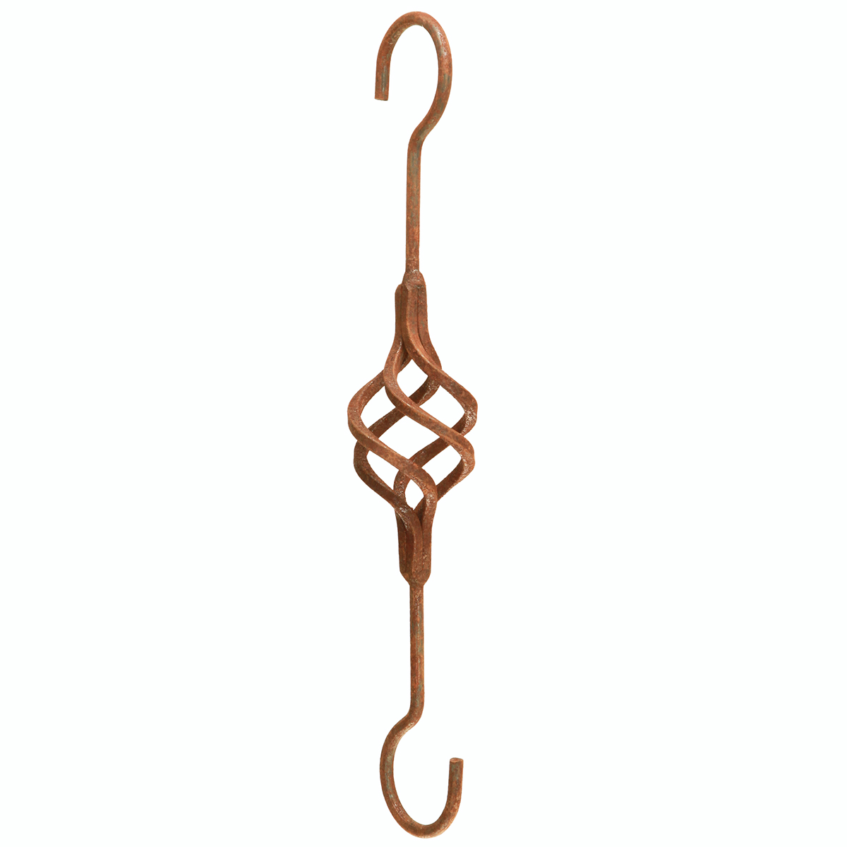 Floristik24.de S Haken Metall Rost Deko Metallhaken Edelrost Antik 34cm