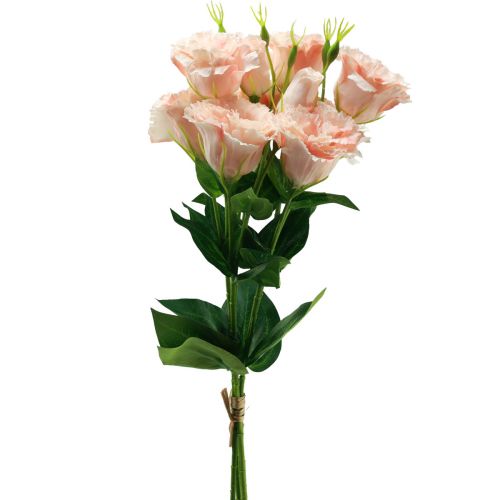 Floristik24.de Kunstblumen Eustoma Lisianthus Rosa 52cm 5St-14868